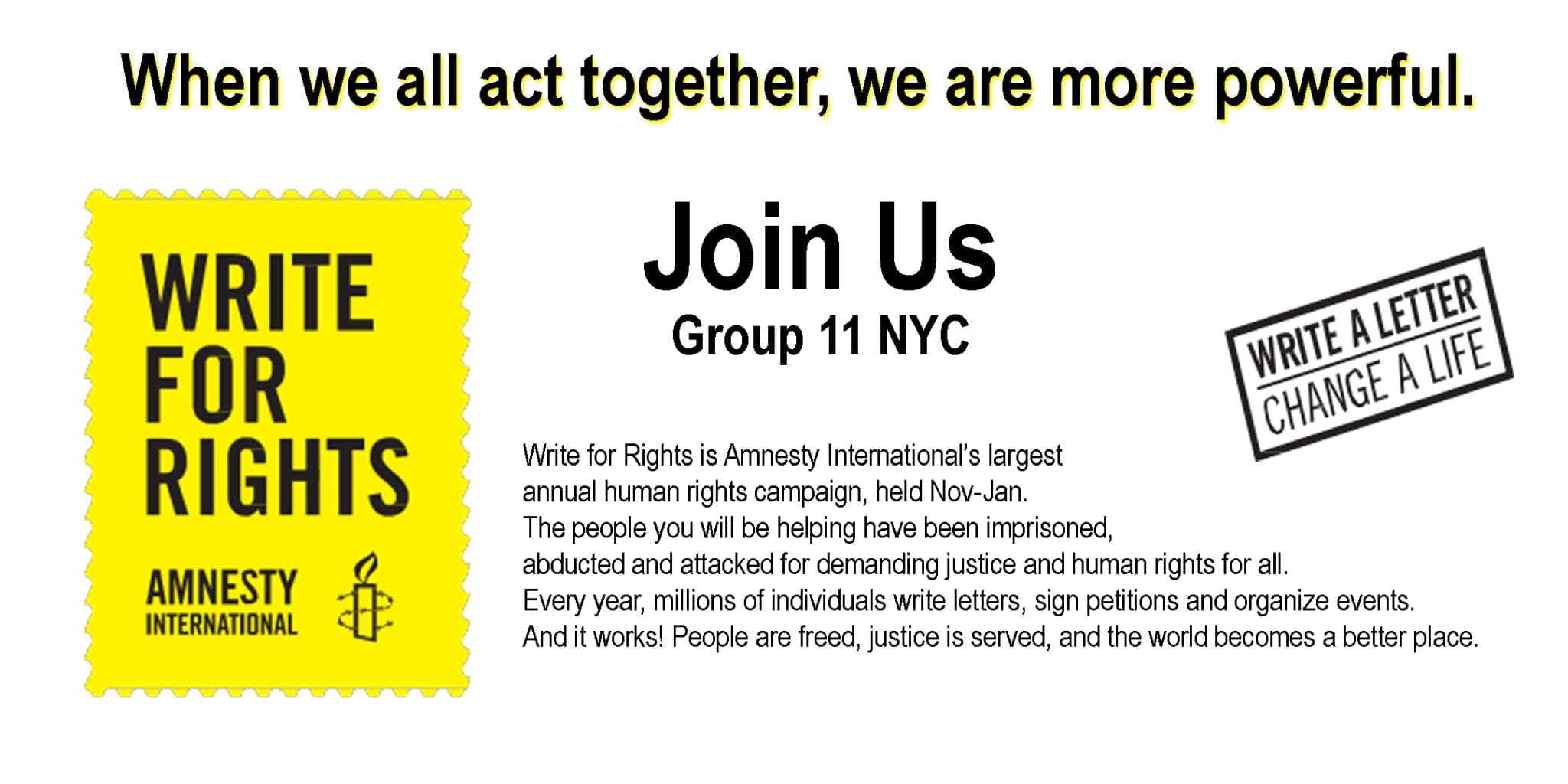 2021 Write for Rights Virtual Event | Amnesty International USA