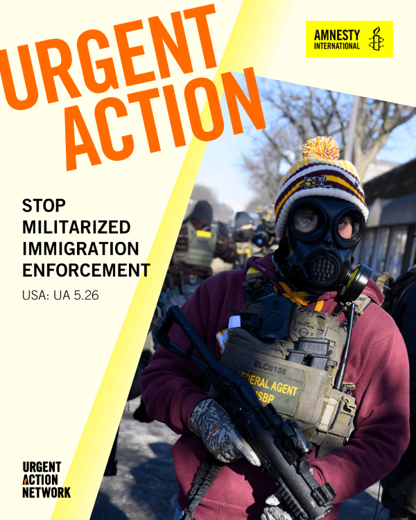 USA: STOP MILITARIZED IMMIGRATION ENFORCEMENT (5.26)